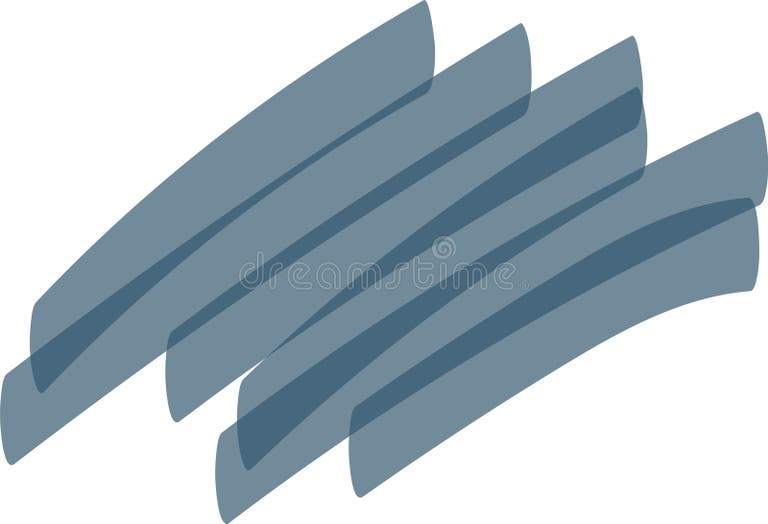 Hand Drawn Highlighter Doodle Stripes Stock Vector - Illustration of ...