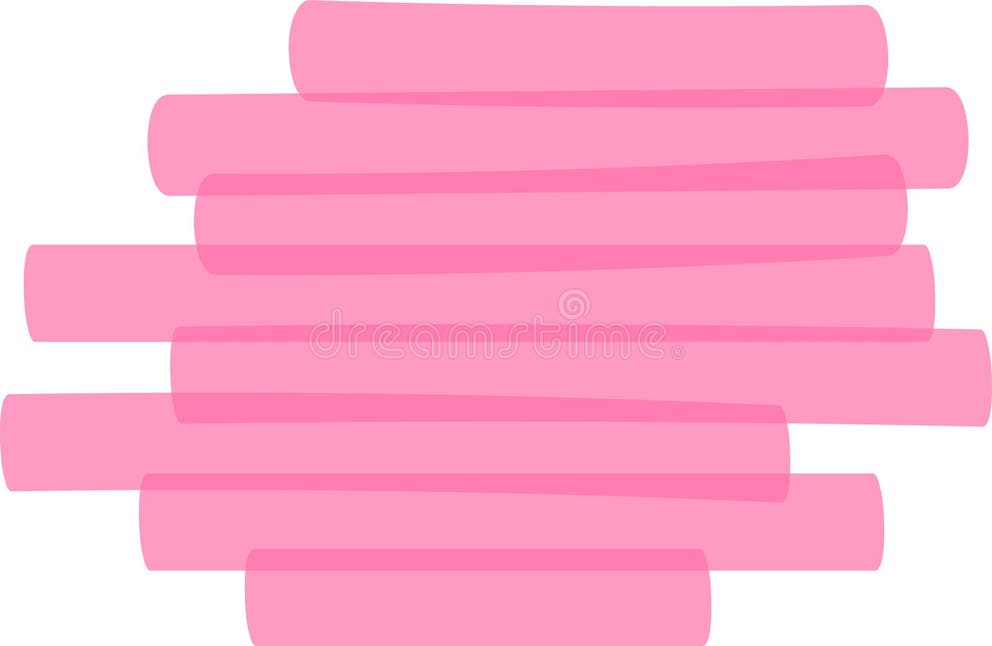 Hand Drawn Highlighter Stripes Stock Vector - Illustration of pencil ...