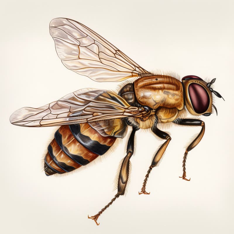 Drawn Hoverfly Stock Illustrations – 6 Drawn Hoverfly Stock ...