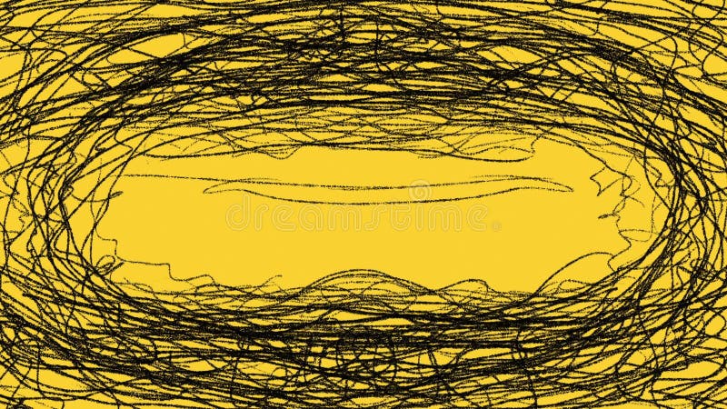 Hand Drawn Illustration of Chaos. Stock Footage - Video of scribble ...