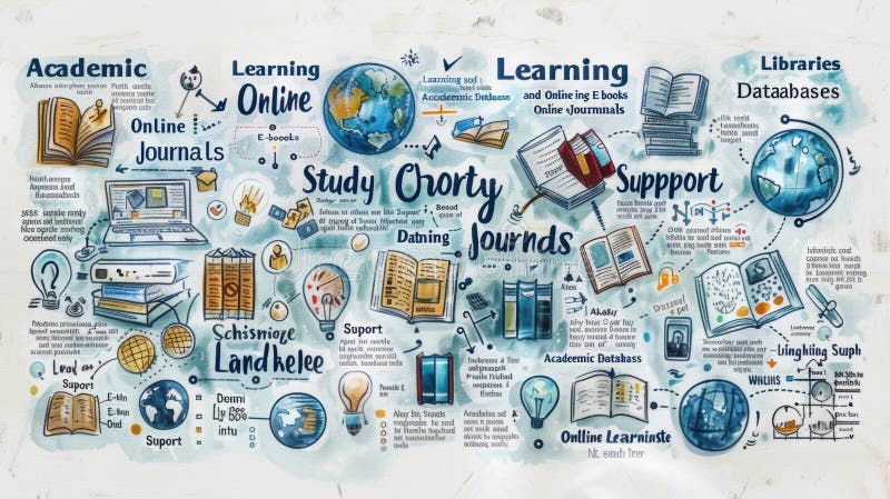 Exploring the World of Learning: a Hand Drawn Map that Represents ...