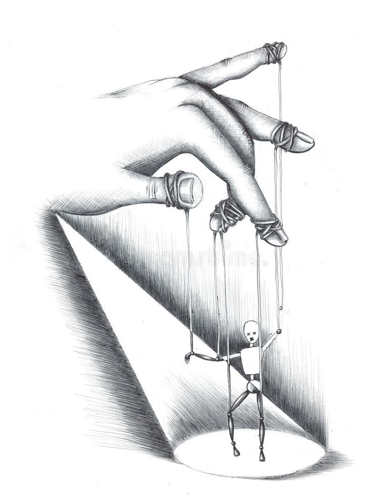 Puppet Master Hand Stock Illustrations – 1,013 Puppet Master Hand Stock ...