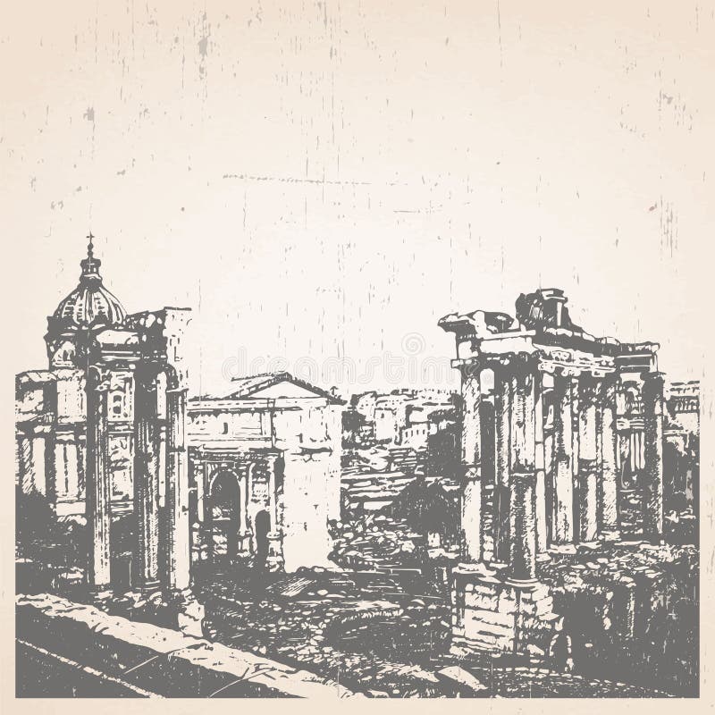 Roman Forum Stock Illustrations – 805 Roman Forum Stock Illustrations ...