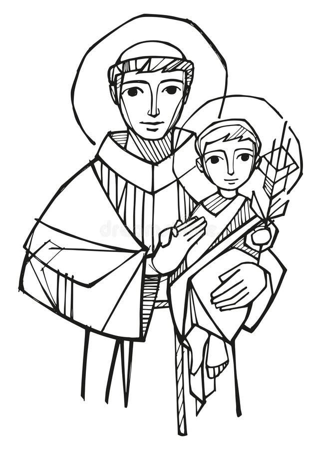 Saint Anthony Padua Stock Illustrations – 29 Saint Anthony Padua Stock ...