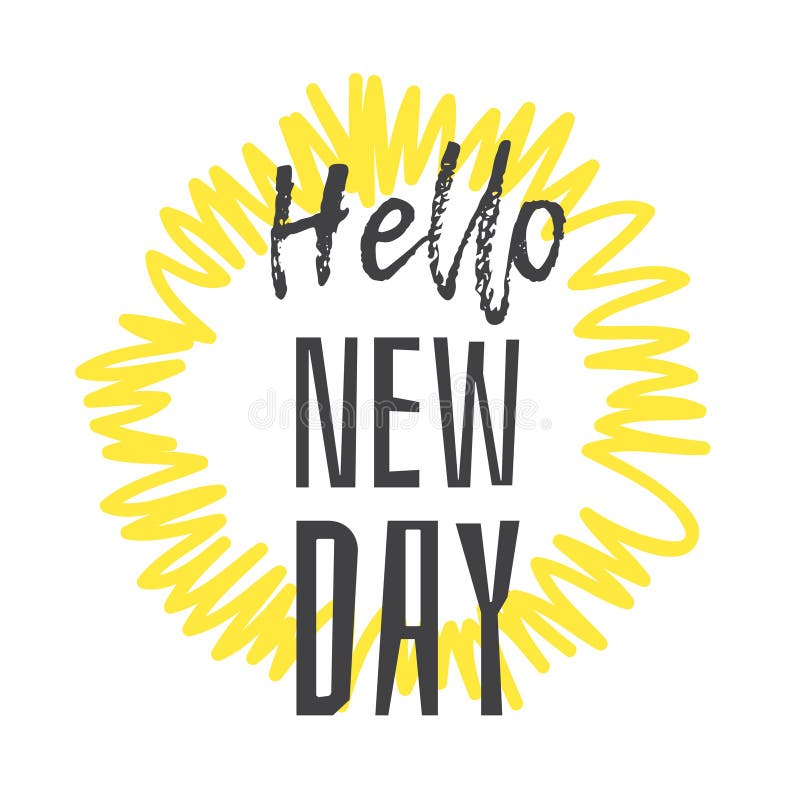 Hand Drawn Illustration Sun. Doodle Style Element and Summer Quote ...