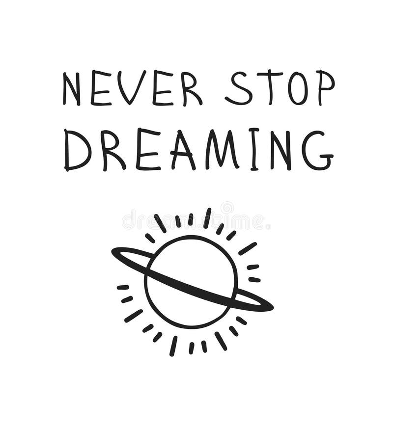 Hand Drawn Illustration and Text. Positive Quote for Today and Doodle ...