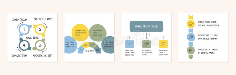 Hand Drawn Infographic Templates Stock Vector - Illustration of ...