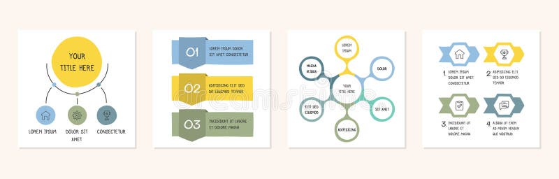 Hand Drawn Infographic Templates Stock Vector - Illustration of design ...