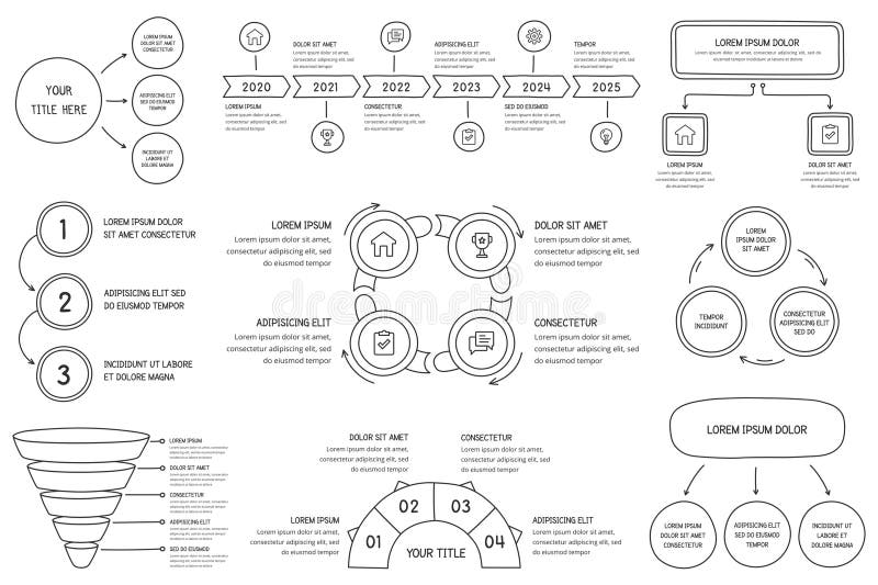 Infographic Templates Circle Charts Stock Illustrations – 403 ...