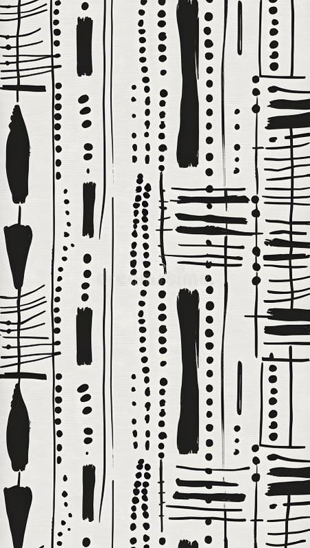 Hand-Drawn Ink Dot Pattern Background with Organic Texture Stock ...