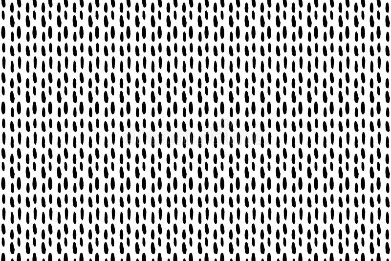 Hand Drawn Ink Seamless Pattern Stock Vector - Illustration of modern ...