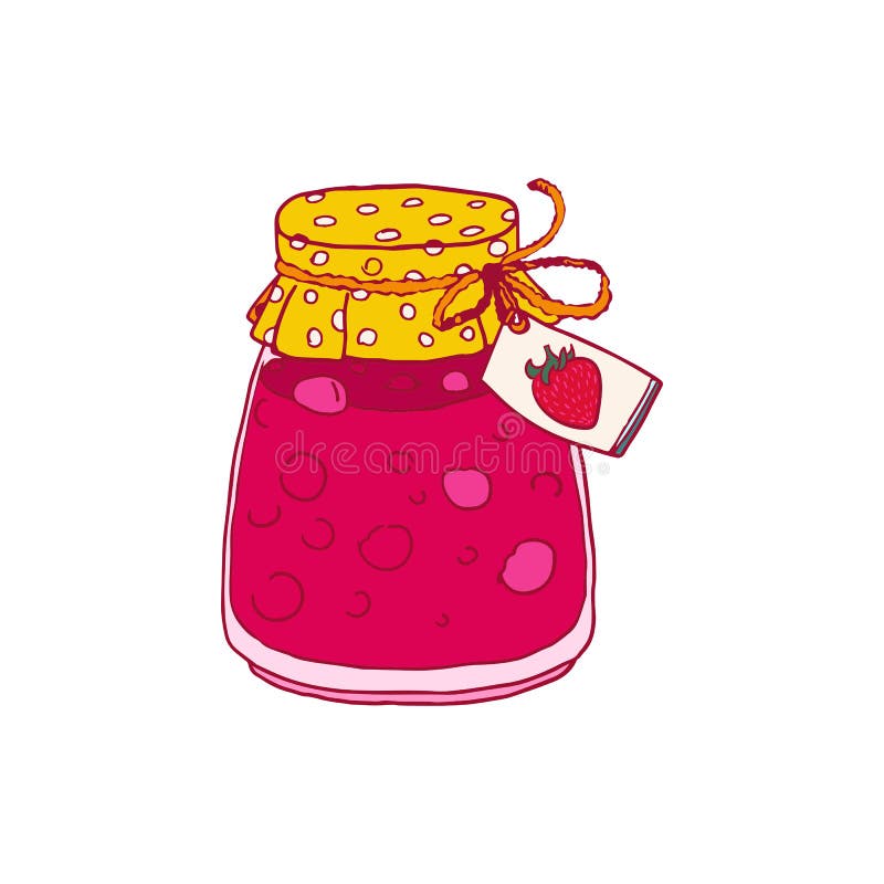Hand drawn Jam sketch stock vector. Illustration of grown - 60675286