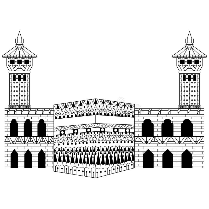 Hand Drawn of Kabah in Zentangle Style Stock Vector - Illustration of ...
