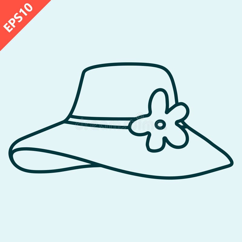 Hand Drawn Kentucky Derby Hats Design Vector Flat Isolated Illustration ...