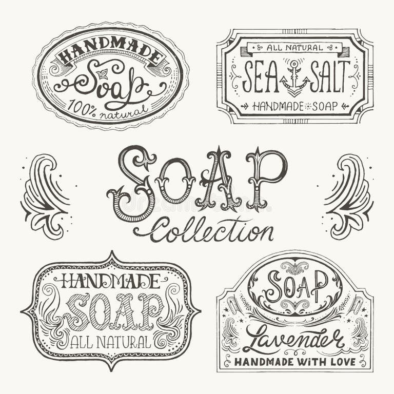 Handmade Soap Logo Stock Illustrations – 543 Handmade Soap Logo Stock ...