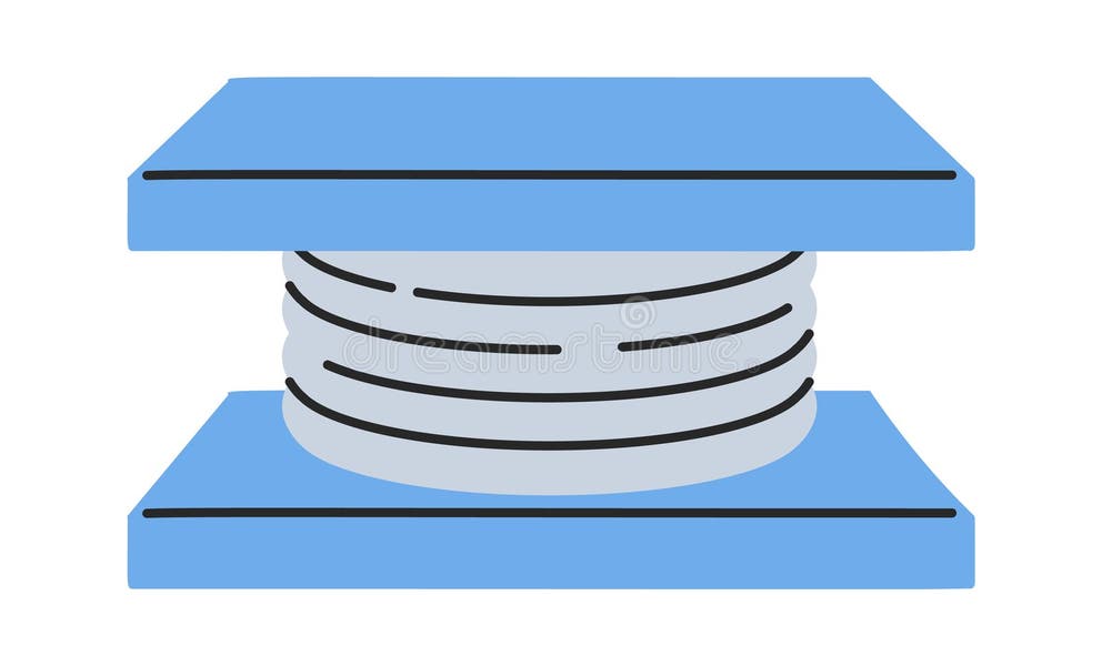 Hand-drawn Laboratory Spool Physics Science Stock Vector - Illustration ...