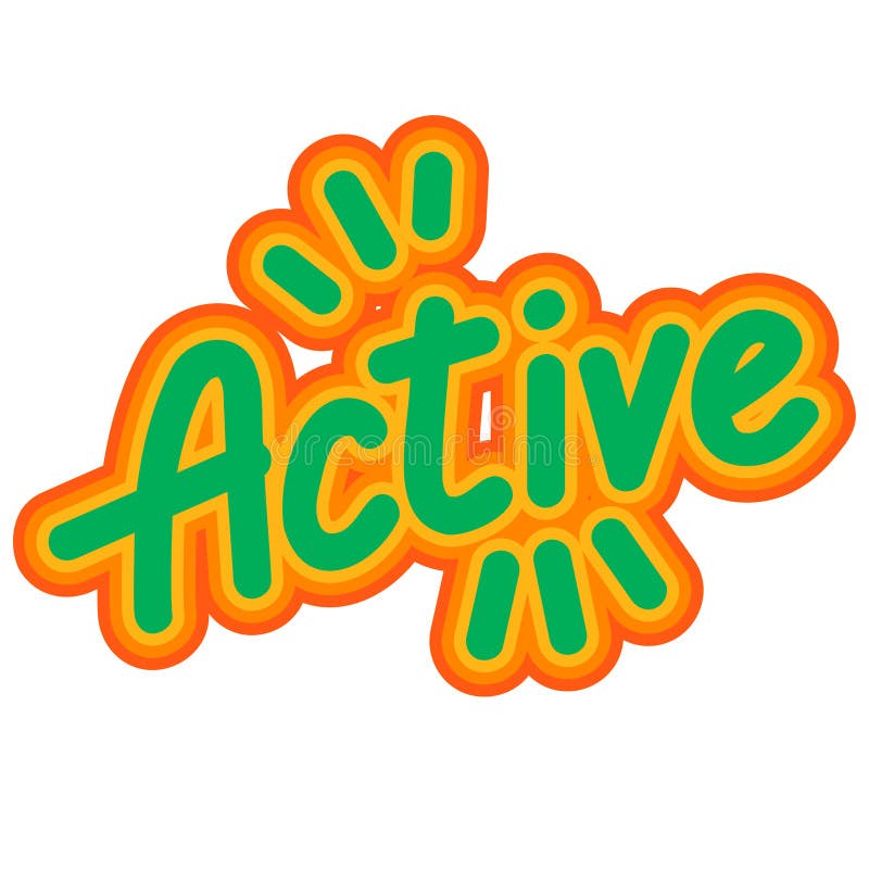 Hand Drawn Lettering - Active Stock Vector - Illustration of invitation ...