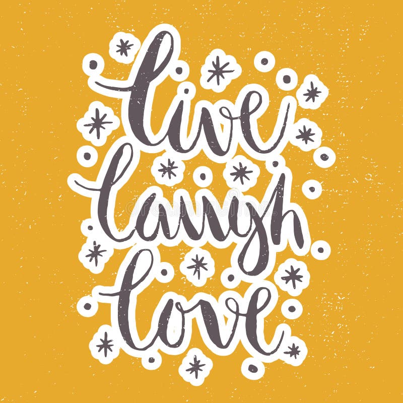 Hand Drawn Lettering Poster Stock Vector Illustration Of Expression