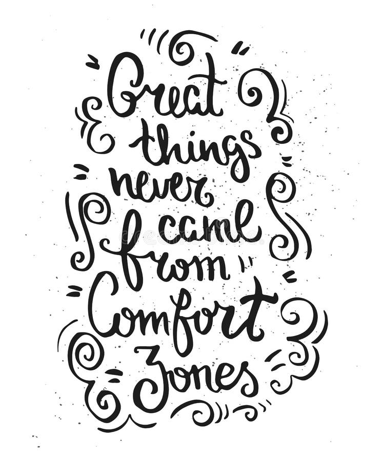 Hand Drawn Lettering Poster Stock Vector - Illustration of concept ...