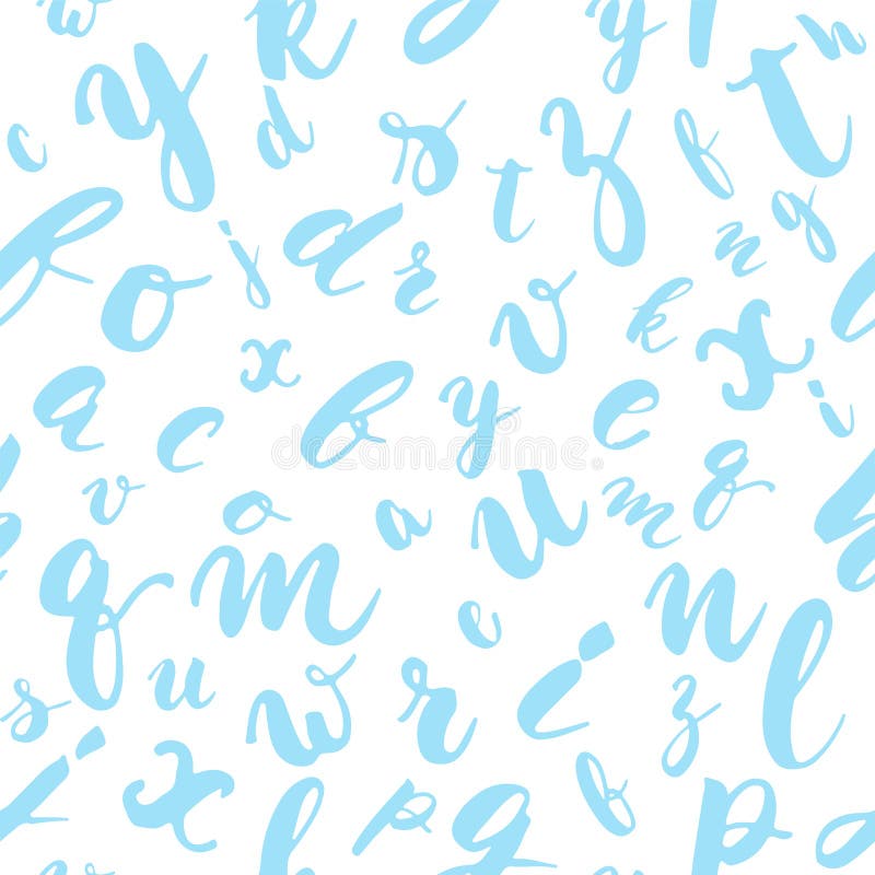 Alphabet Letter Seamless Texture. Symbol Stock Vector - Illustration of ...