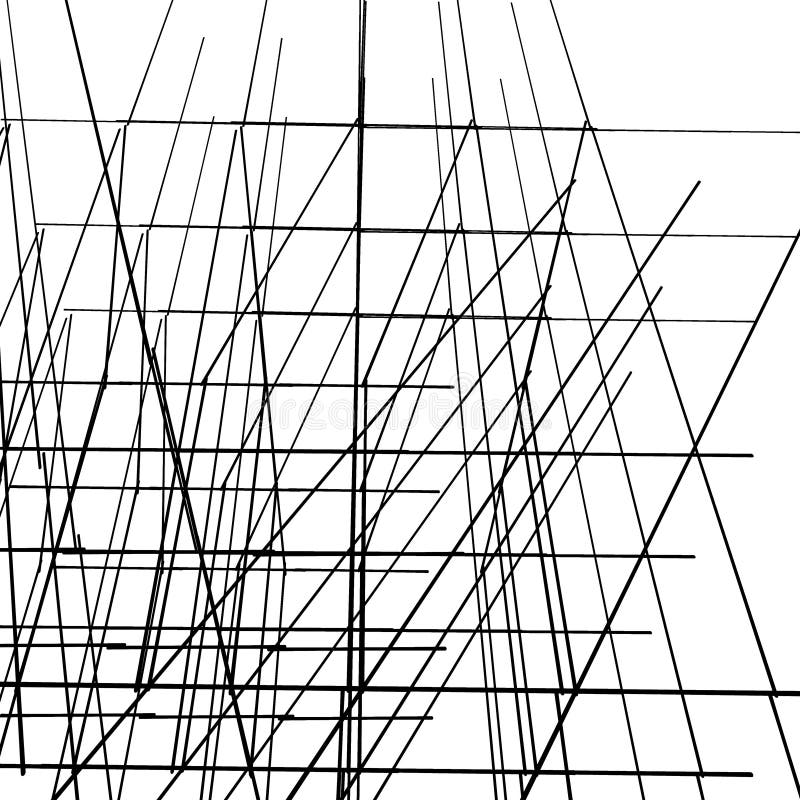 Hand-drawn Line Sketch. Elements for Concept Design Stock Illustration ...