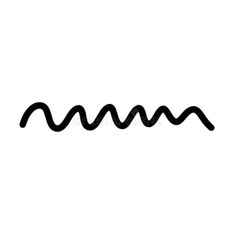 Hand Drawn Line Vintage Art Vector Doodle Underline Scribble Brush and ...