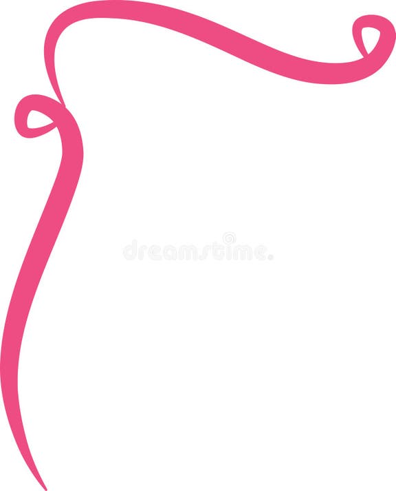 Hand Drawn Line Wavy Frame Corner Stock Vector - Illustration of corner ...