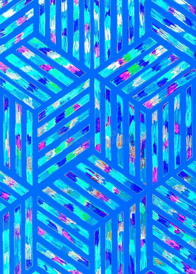 Colourful Squiggly Lines stock illustration. Illustration of texture ...