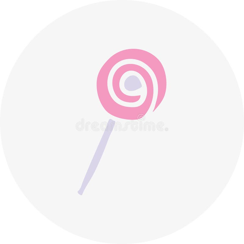 Hand-drawn Lollipop. Doodle Style Vector Illustration Stock Vector ...