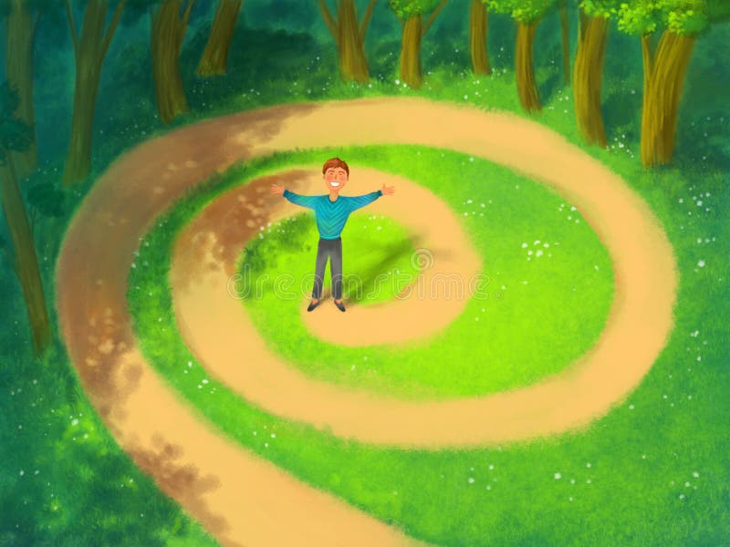 Finding Your Path Stock Illustrations – 102 Finding Your Path Stock ...