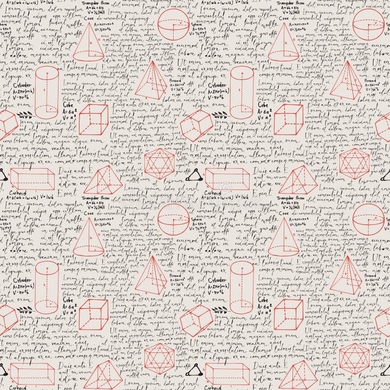 Mathematical Seamless Pattern with Multicolored Numbers on a Black ...