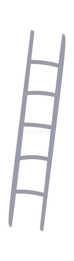Hand Drawn Metal Step Ladder Stock Vector - Illustration of equipment ...