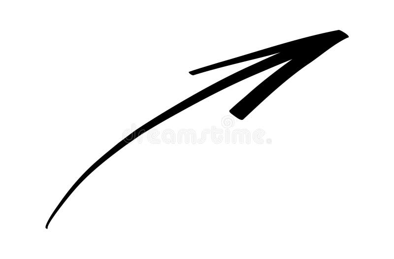 Hand-Drawn Minimalistic Arrow Design for Presentations, Infographics ...