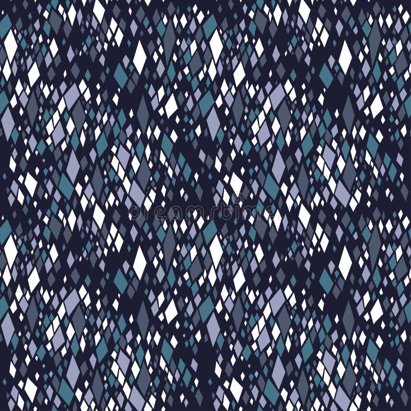 Hand Drawn Multicolor Diamond Shapes Abstract Fashion Style Seamless ...