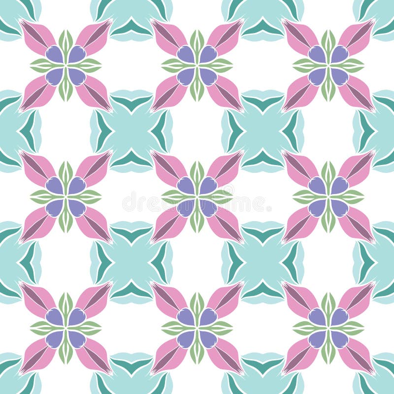 Hand-drawn Multicolor Repeat Pattern on Transparent Background, Repeat ...