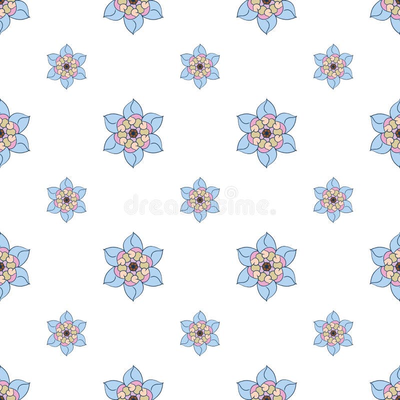 Hand-drawn Multicolor Repeat Pattern on Transparent Background, Repeat ...