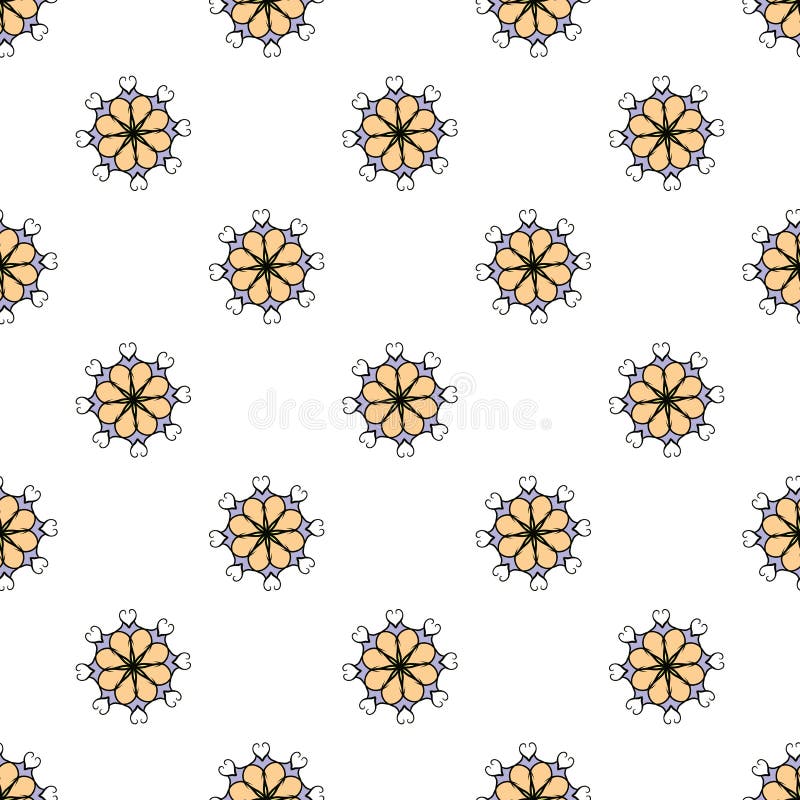 Hand-drawn Multicolor Repeat Pattern on Transparent Background, Repeat ...