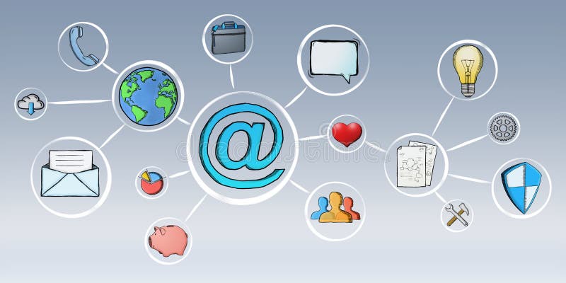 Multimedia Sketch Icons Set Stock Vector - Illustration of isolated ...