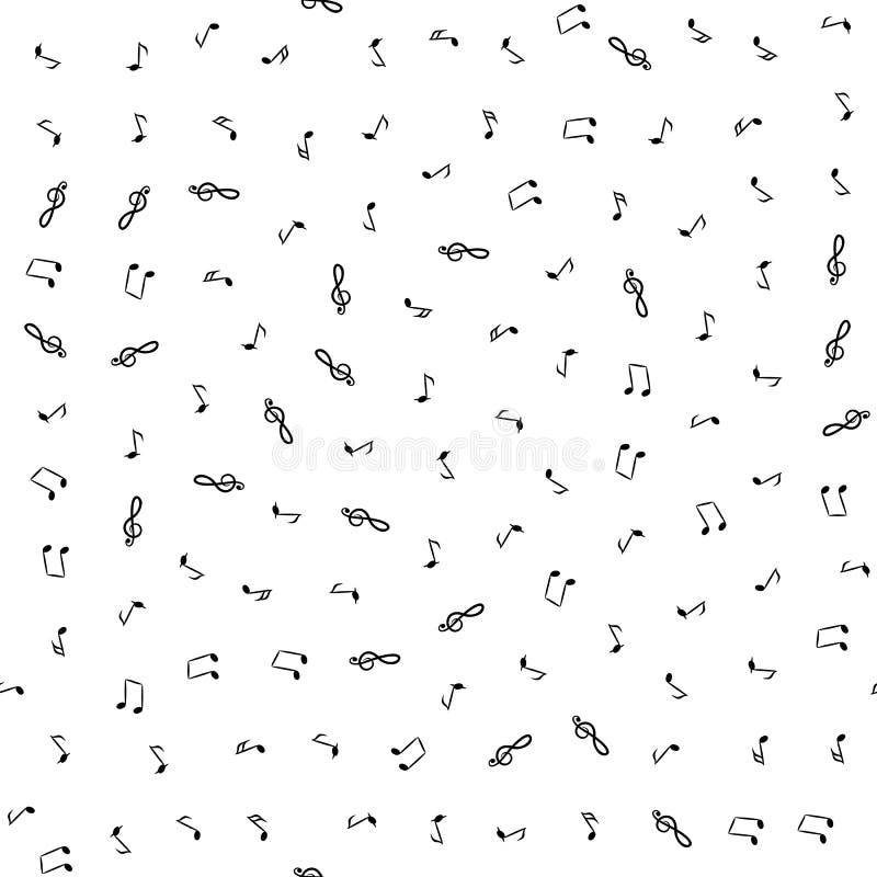 Music Notes Vector Background Stock Vector - Illustration of beautiful ...