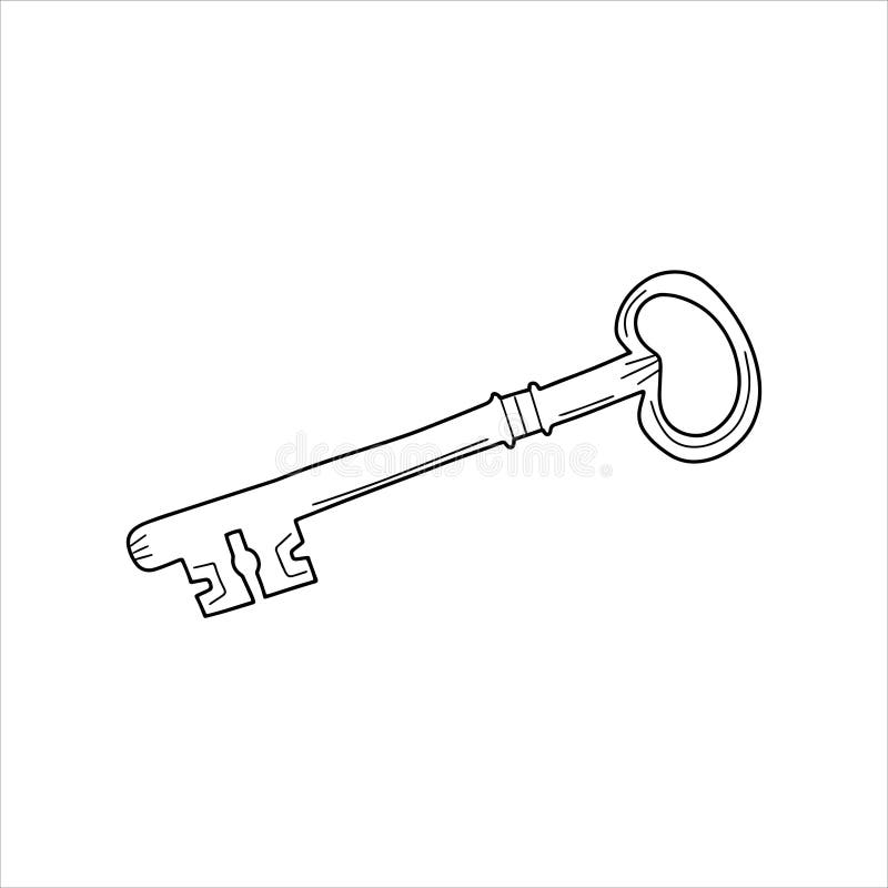 Simple Key Hand Drawn Stock Illustrations – 1,669 Simple Key Hand Drawn ...