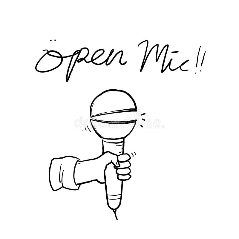 Poetry Open Mic Stock Illustrations – 14 Poetry Open Mic Stock ...