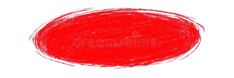 This Hand-drawn Orange Oval Frame Has a Textured Appearance. Stock ...