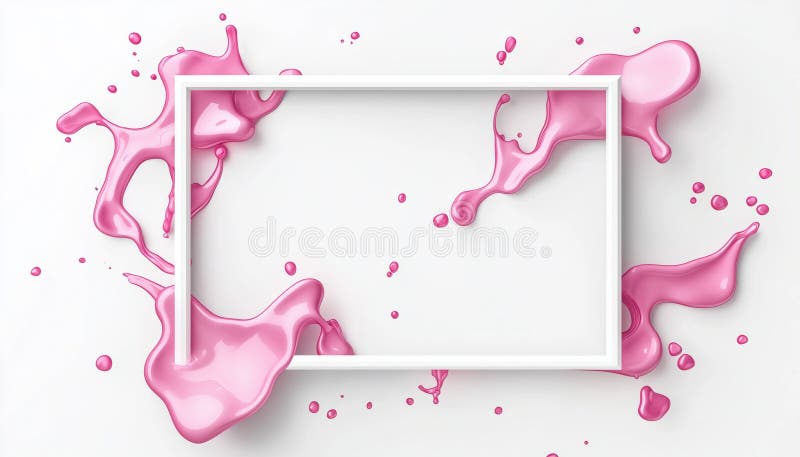 Hand-Drawn Organic Rectangle Frames with Abstract Doodle Liquid Shapes ...