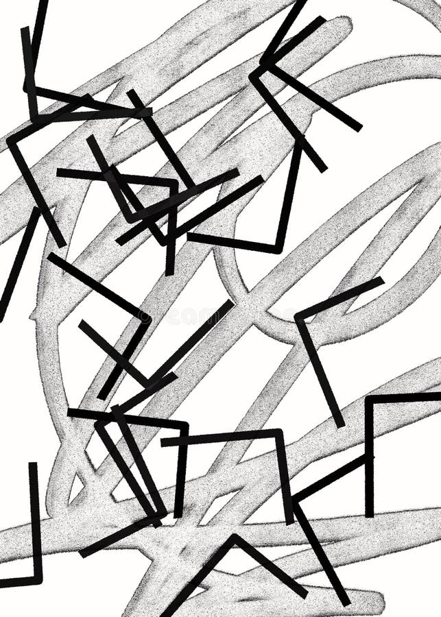 Hand-drawn Original Pencil Pattern Background Elements and Shapes Stock ...