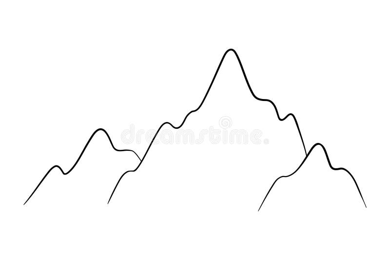 Mountain Outline Vector