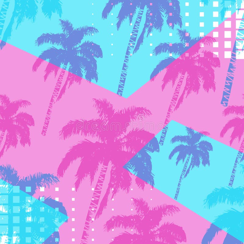 Palm Tree Pop Art Stock Illustrations – 933 Palm Tree Pop Art Stock ...
