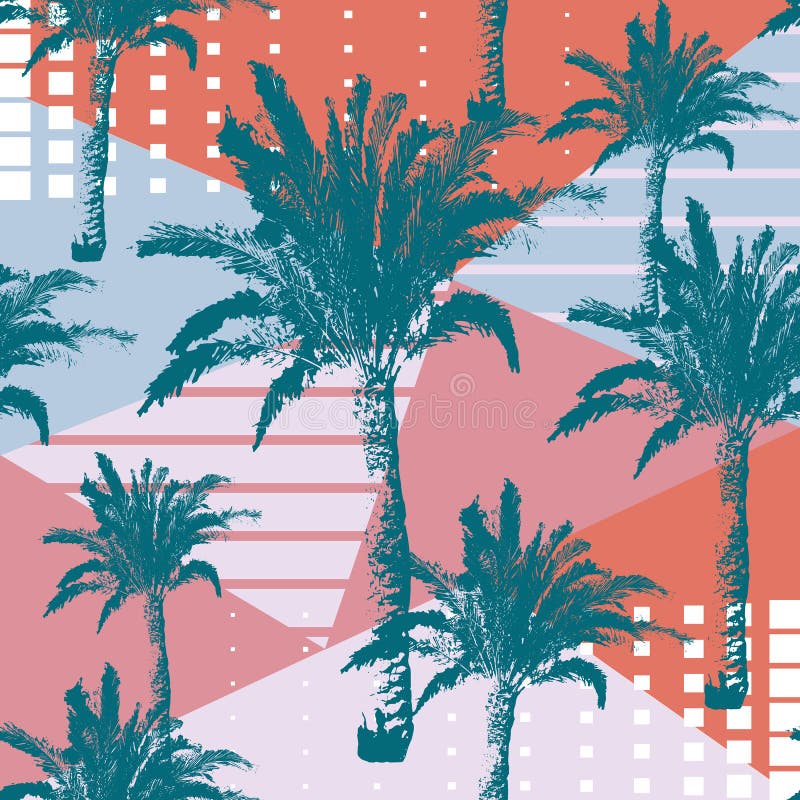Art Deco Palm Tree Patterns 22 Wood Palm Trees Ideas | Palm Trees,
