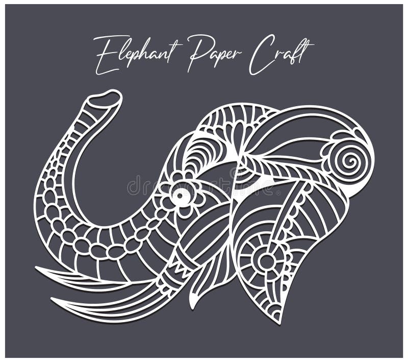 Cut Elephant Paper Stock Illustrations – 627 Cut Elephant Paper Stock ...