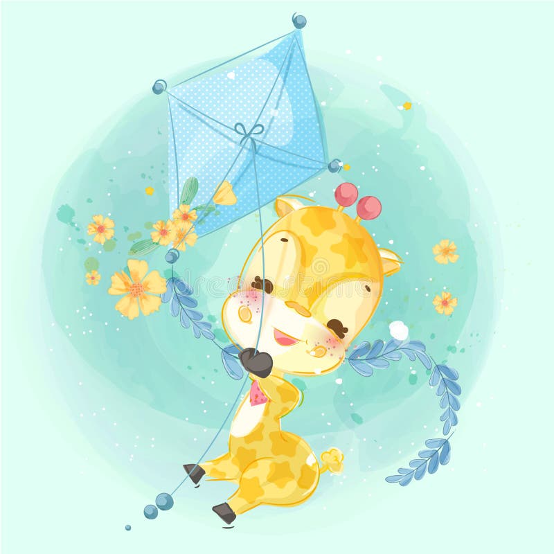 Hand Drawn Parade the Cute Animals. Vector Illustration Stock ...