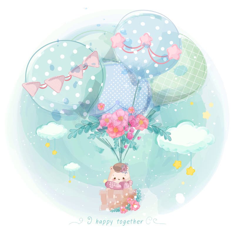 Hand Drawn Parade Doodle Animals. Vector Illustration Stock ...